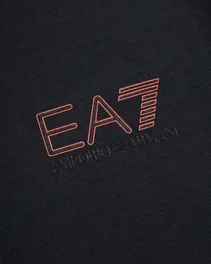 EA7 Logo T-shirt With Round Neck