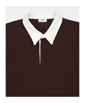 Celine Long-sleeved Polo Shirt - Green