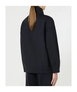 Max Mara Zip-up High Neck Sweatshirt
