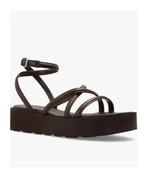 GIANVITO ROSSI Ankle-strap Platform Sandals - Black