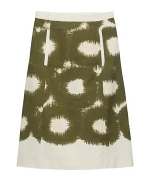PRADA Prada Printed Canvas Skirt