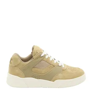 Celine Trainer Ct-09 Suede Calfskin And Mesh Sneakers - No