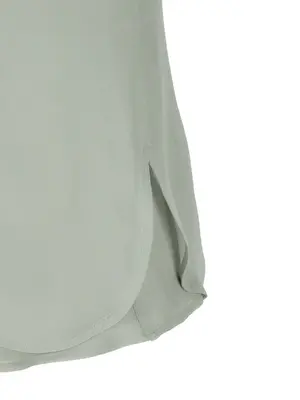 Max Mara Tie-neck Collared Long Sleeve Top