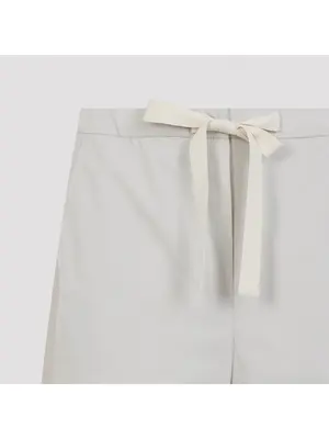 Max Mara Argento Cropped Trousers - Ice