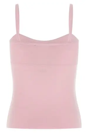 Max Mara Knitwear Sweetheart Neckline Camisole - Pink