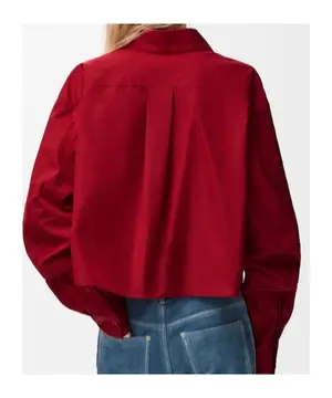 Loewe Curved Sleeved Shirt - Red