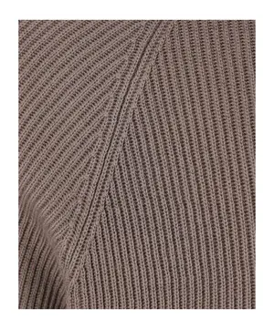 Brunello Cucinelli Long Sleeve Knitted Polo Jumper