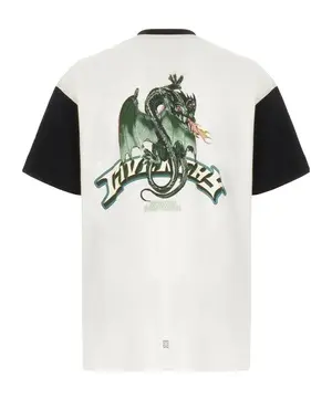 Givenchy Dragon Printed Crewneck T-shirt