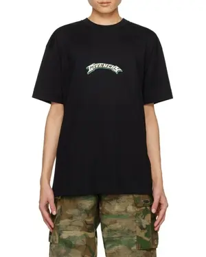 Givenchy Dragon Printed Crewneck T-shirt
