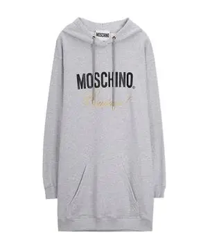 Moschino Printed Hooded Dress - Gray