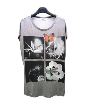 Iceberg Graphic Print T-shirt - Gray