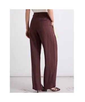 Marella Washed Linen Trousers