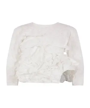 Comme Des Garçons Long-sleeved Top - White