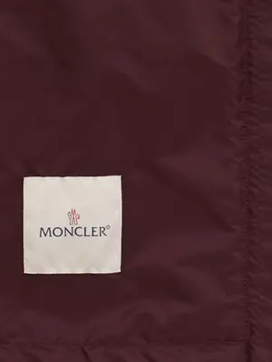 Moncler Coquelicot Hooded Nylon Casual Jacket - Red