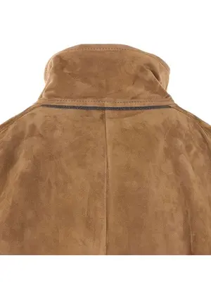 Brunello Cucinelli Suede Safari Jacket