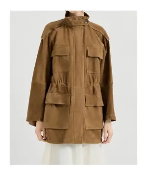 Brunello Cucinelli Suede Safari Jacket