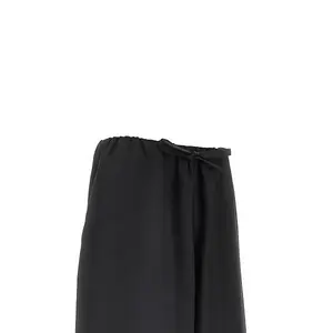 TOTEME Wide-leg Drawstring Trousers - No