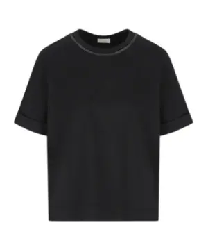 Brunello Cucinelli Short Sleeve T-shirt - Black