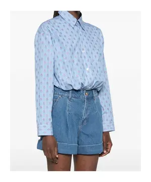 Etro Printed Striped Bodysuit
