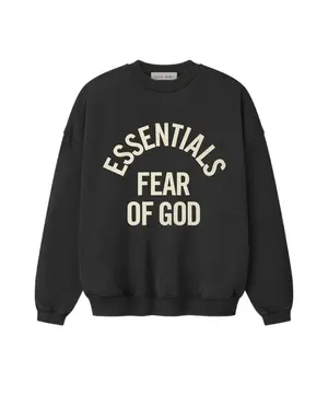 Fear Of God Campus 90s Crewneck Sweatshirt - Black