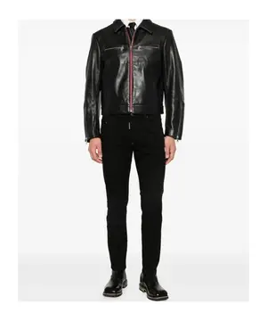 Dsquared2 Skater Rivet Skinny Five-pocket Jeans - Black