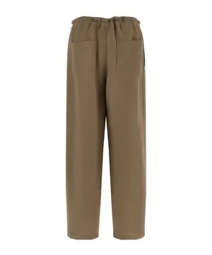 Brunello Cucinelli Tailored Track Trousers With Drawstring - Brown