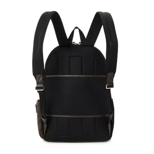 Bally Zippered Backpack With Exterior Pocket - Black