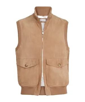 Brunello Cucinelli Padded Vest - Nude