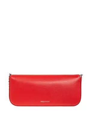 Alexander McQueen Skull Flower Chain Clutch Bag