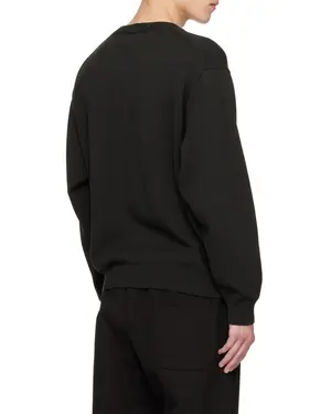 Kenzo Boke Flower Logo Intarsia Crewneck Jumper - Black
