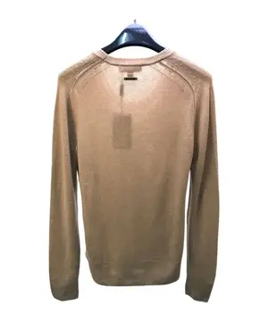 Burberry Round Neck Cashmere Pullover - Nude