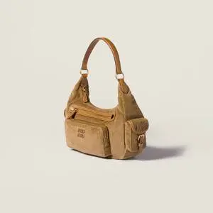 Miu Miu Corduroy Shoulder Bag - Cinnamon