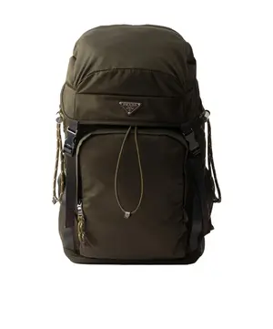 Prada Re-nylon Backpack - Camouflage Green