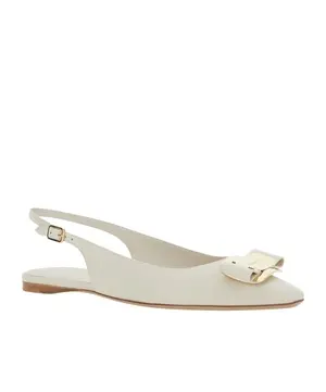 FERRAGAMO Salvatore Ferragamo Vara Plate Flat Slingback No