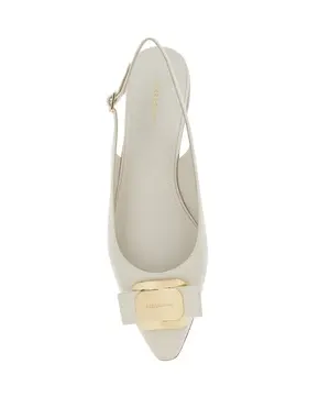FERRAGAMO Vara Plate Flat Slingback - No