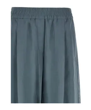 Brunello Cucinelli High-waisted Pleated Wide-leg Trousers