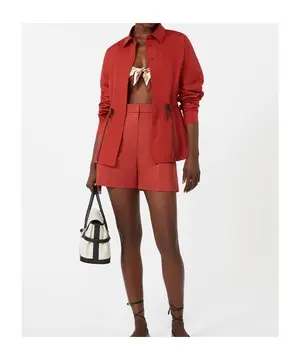 Max Mara Tazzina Drawstring Shirt - Red