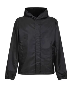 Moncler Logo Patch Zip-up Jacket