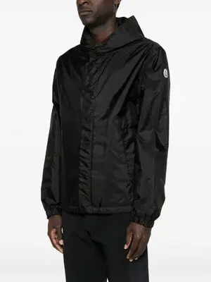 Moncler Logo Patch Zip-up Jacket