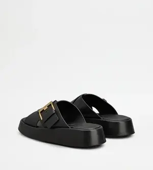 TOD'S Crossover Strap Platform Sandals