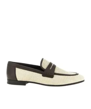 Brunello Cucinelli Raffia Loafers