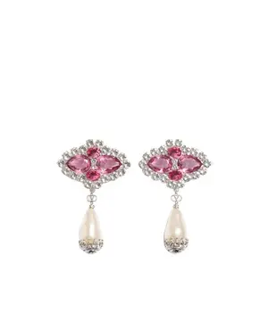 Valentino Garavani Pas Plus Teardrop Earrings - Gray