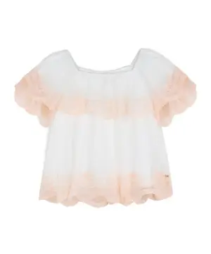 Chloé Ruffled Lace Top