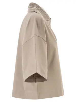 Brunello Cucinelli Couture Interlock Polo Shirt - Nude