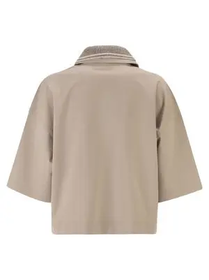 Brunello Cucinelli Couture Interlock Polo Shirt - Nude