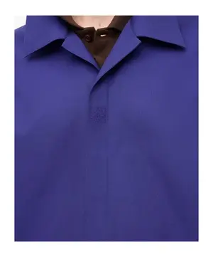 Loewe Short Sleeve Shirt In Cotton - Blue