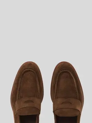 Etro Logo-embossed Loafers - Brown