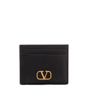 Valentino Garavani Vlogo Signature Cardholder - Black