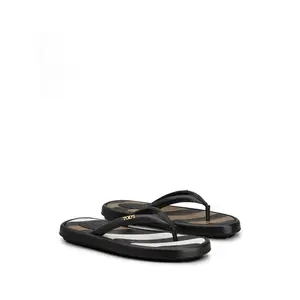 TOD'S Logo Flip-flops - Black