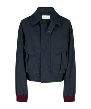 Dries Van Noten Bomber Jacket - Navy
